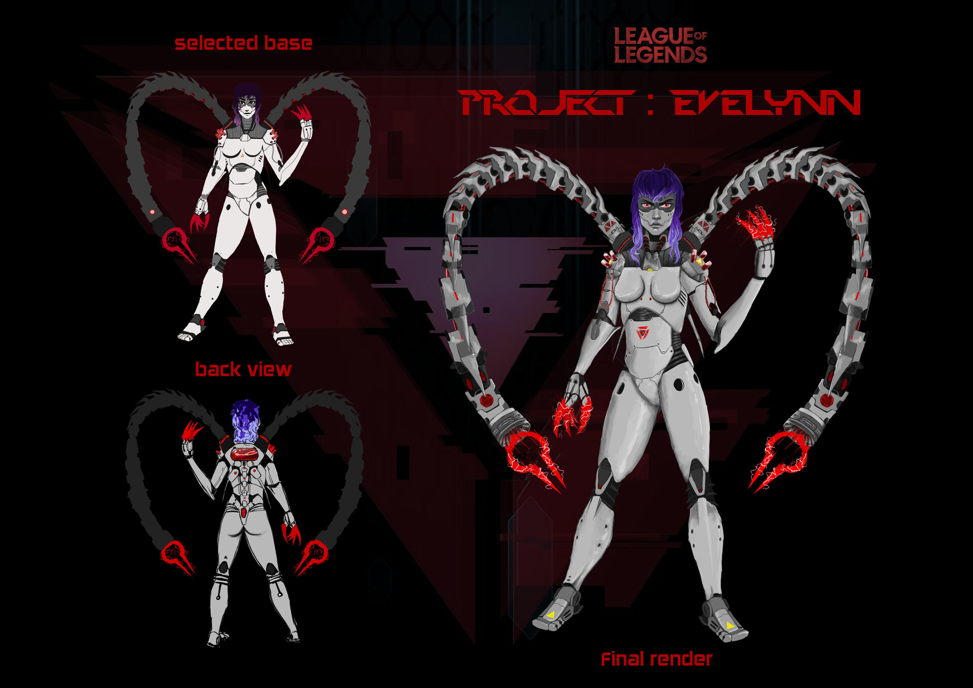 ArtStation - League of legends Project: EVELYNN concept