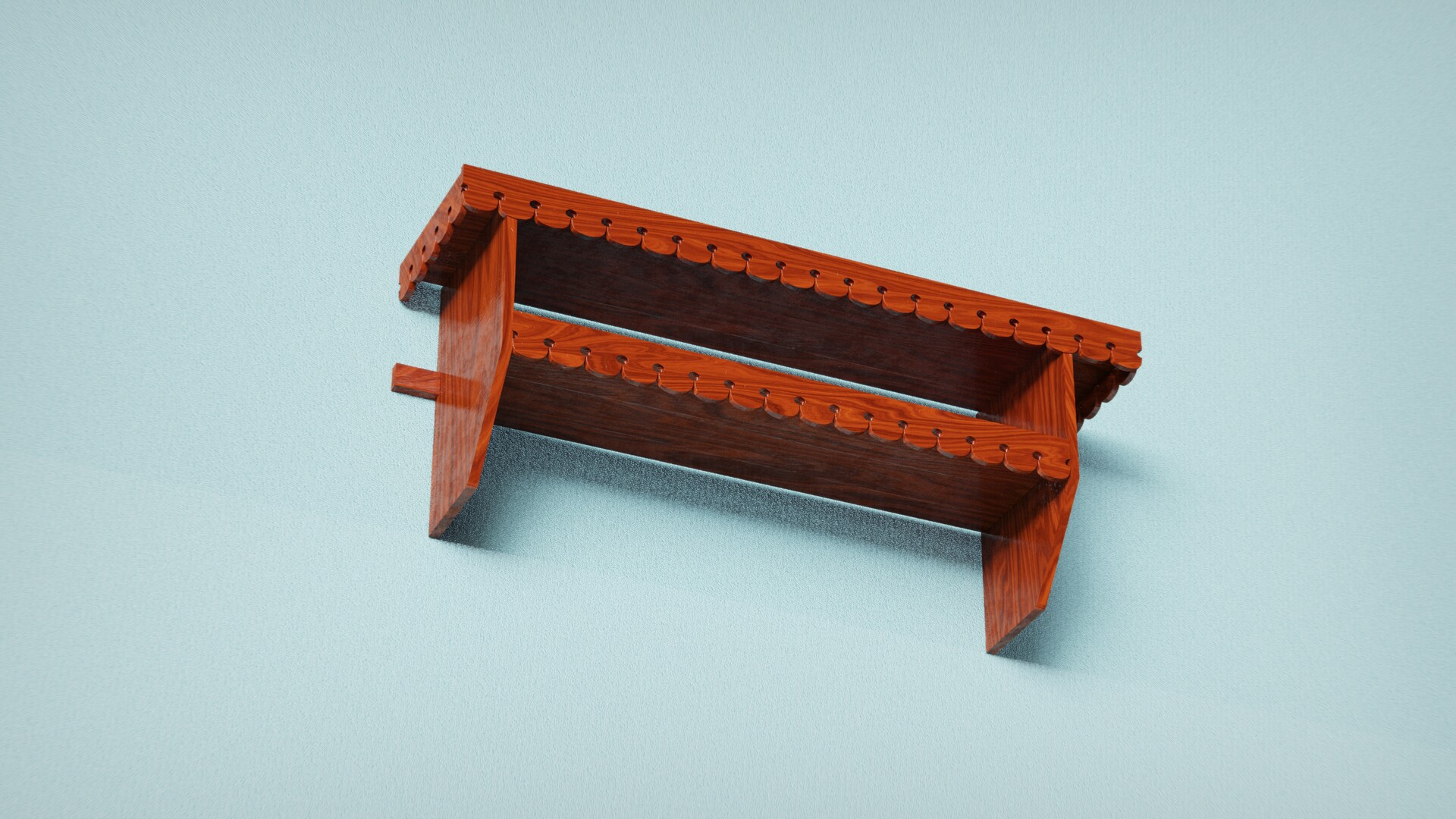 ArtStation - Wooden Wall Mount Traditional Design