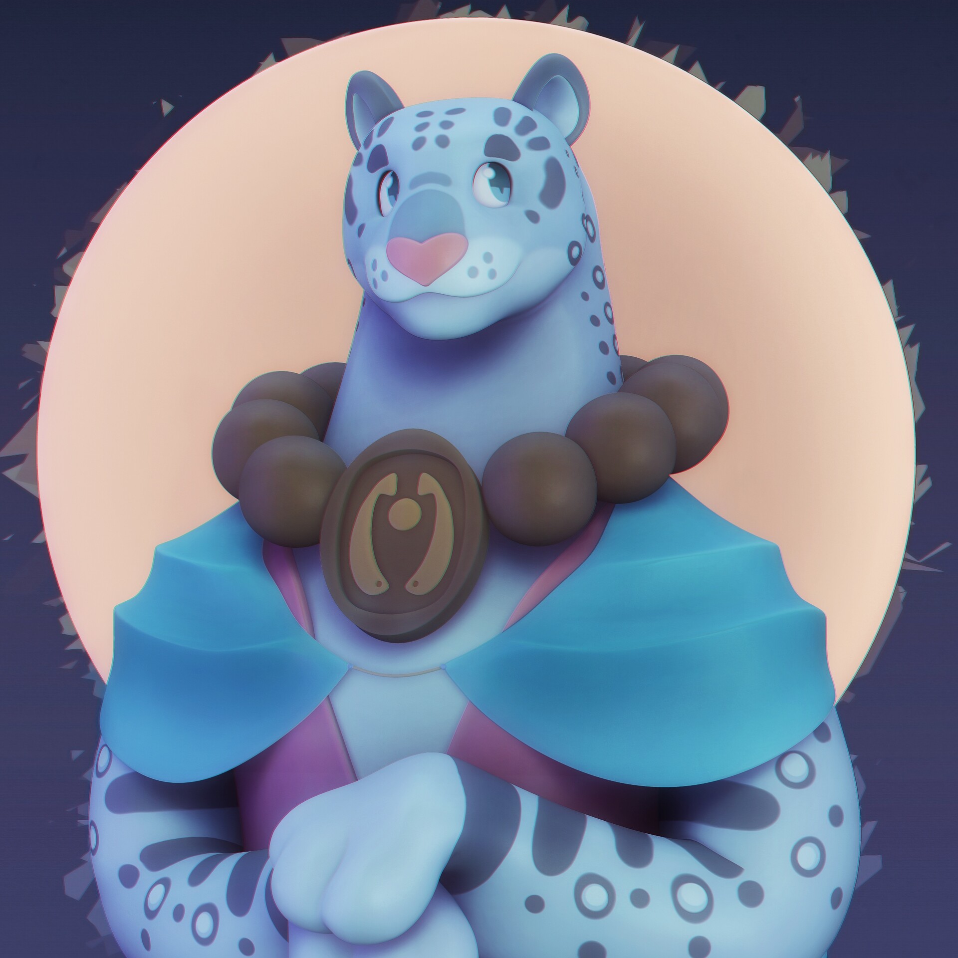 ArtStation - Snow Leopard Monk