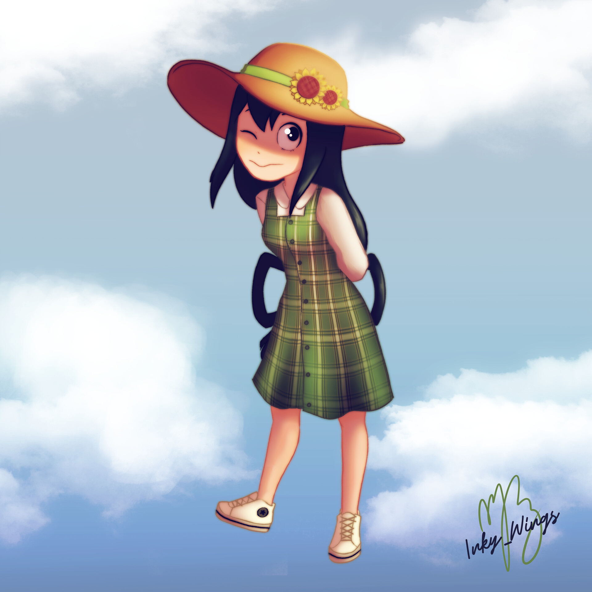 ArtStation - BNHA Cute girls - Asui Tsuyu