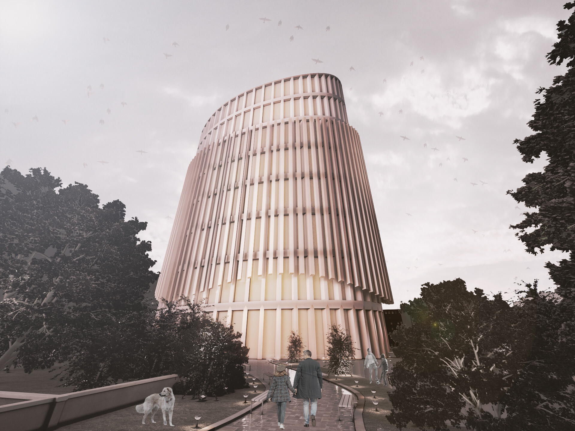 ArtStation - Parametric Building Exterior