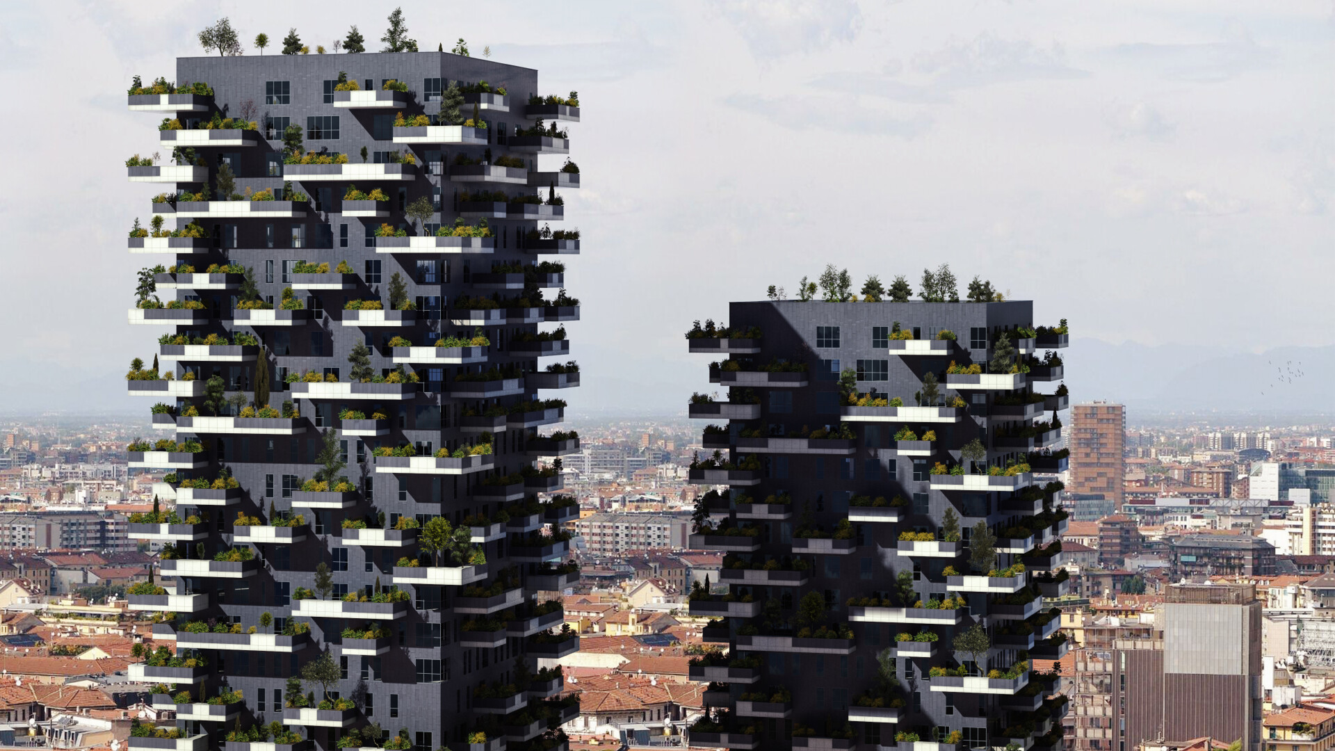 ArtStation - Bosco Verticale by Stefano Boeri Architetti