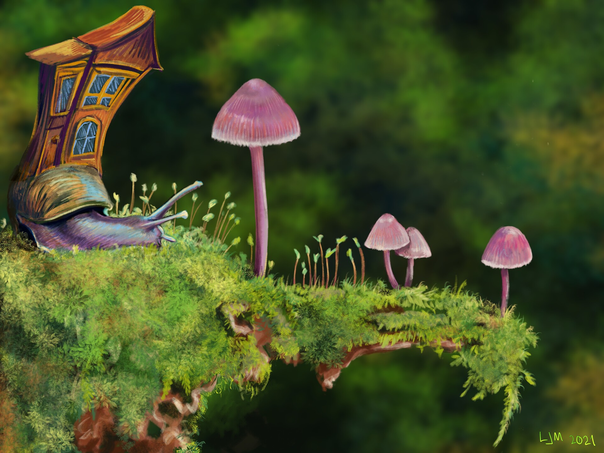 ArtStation - Moving to Mushrooms