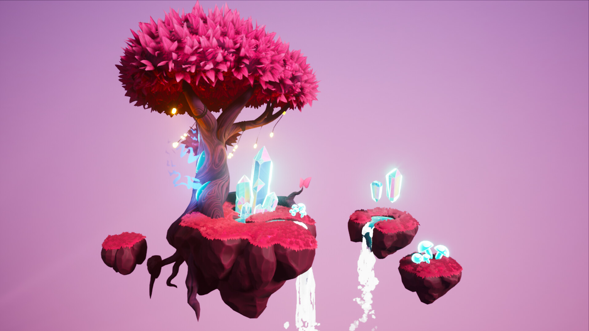 Laure Volkaert - Diorama - Floating Island [UE4]