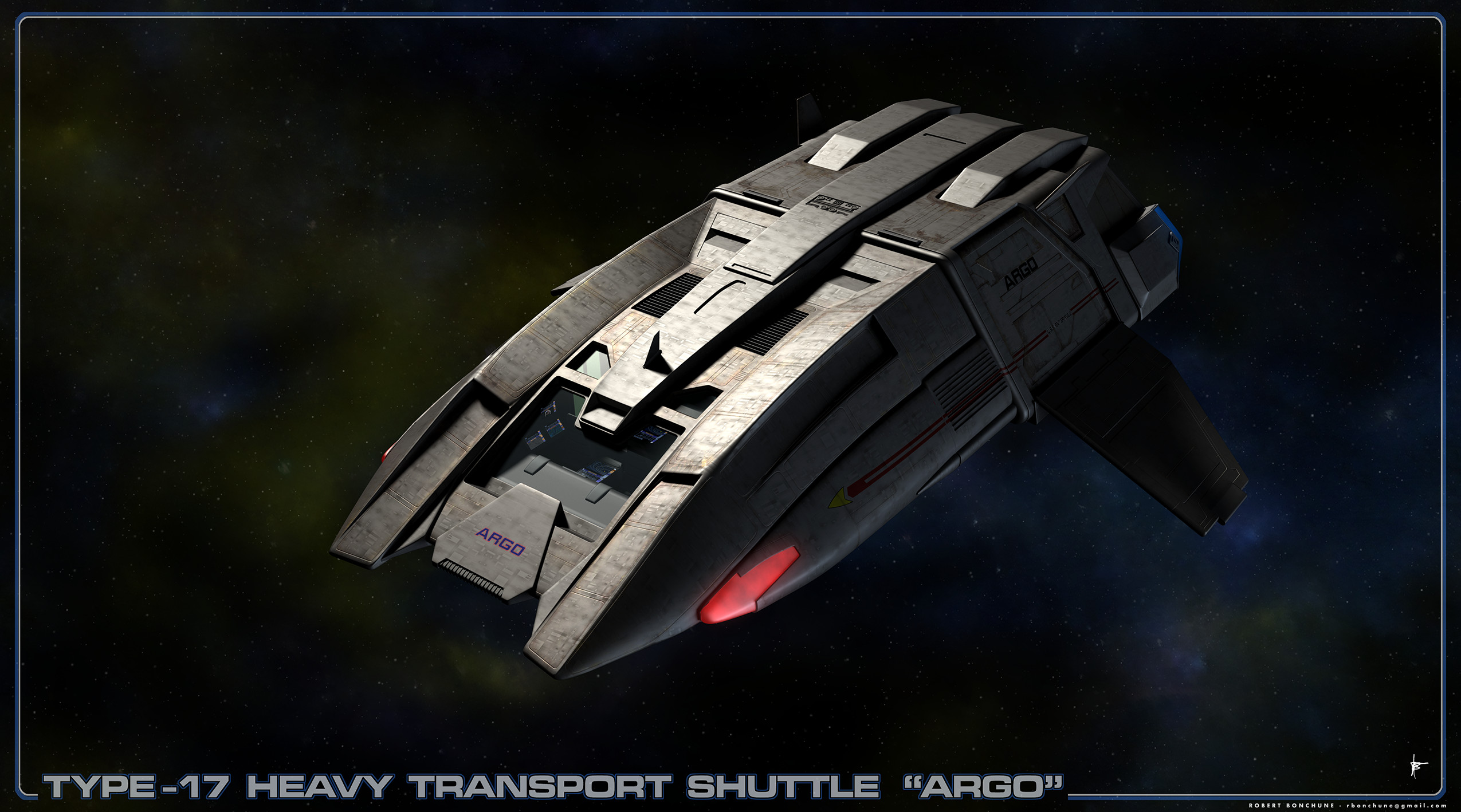 Robert Bonchune - Type-17 Heavy Transport Shuttle "Argo"