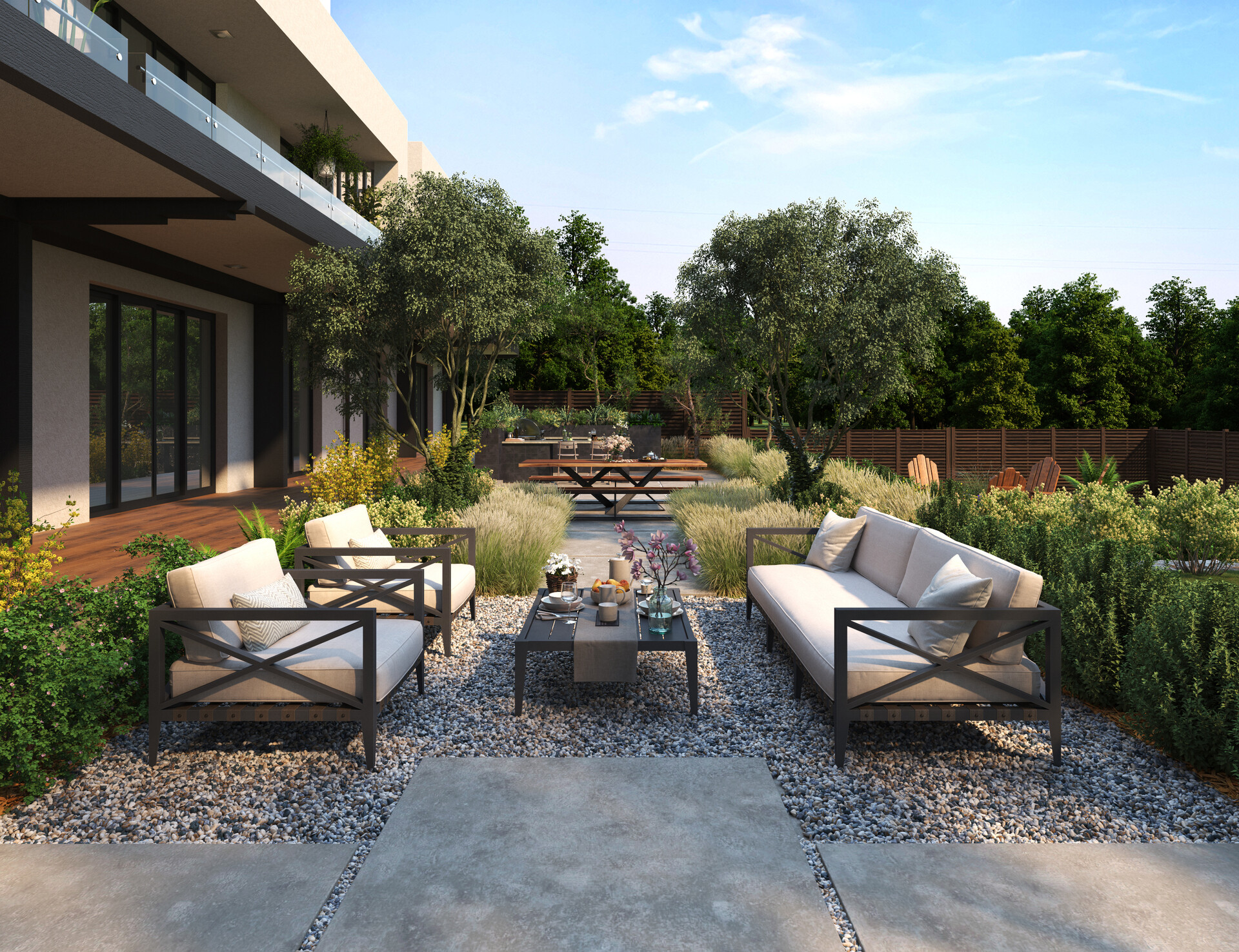 ArtStation - Resort Backyard