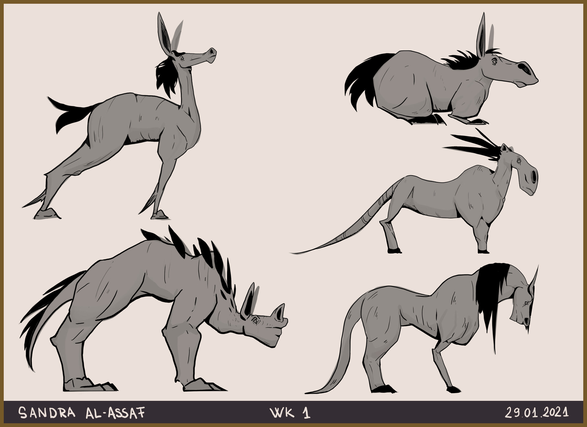 ArtStation - Mount Creature Design