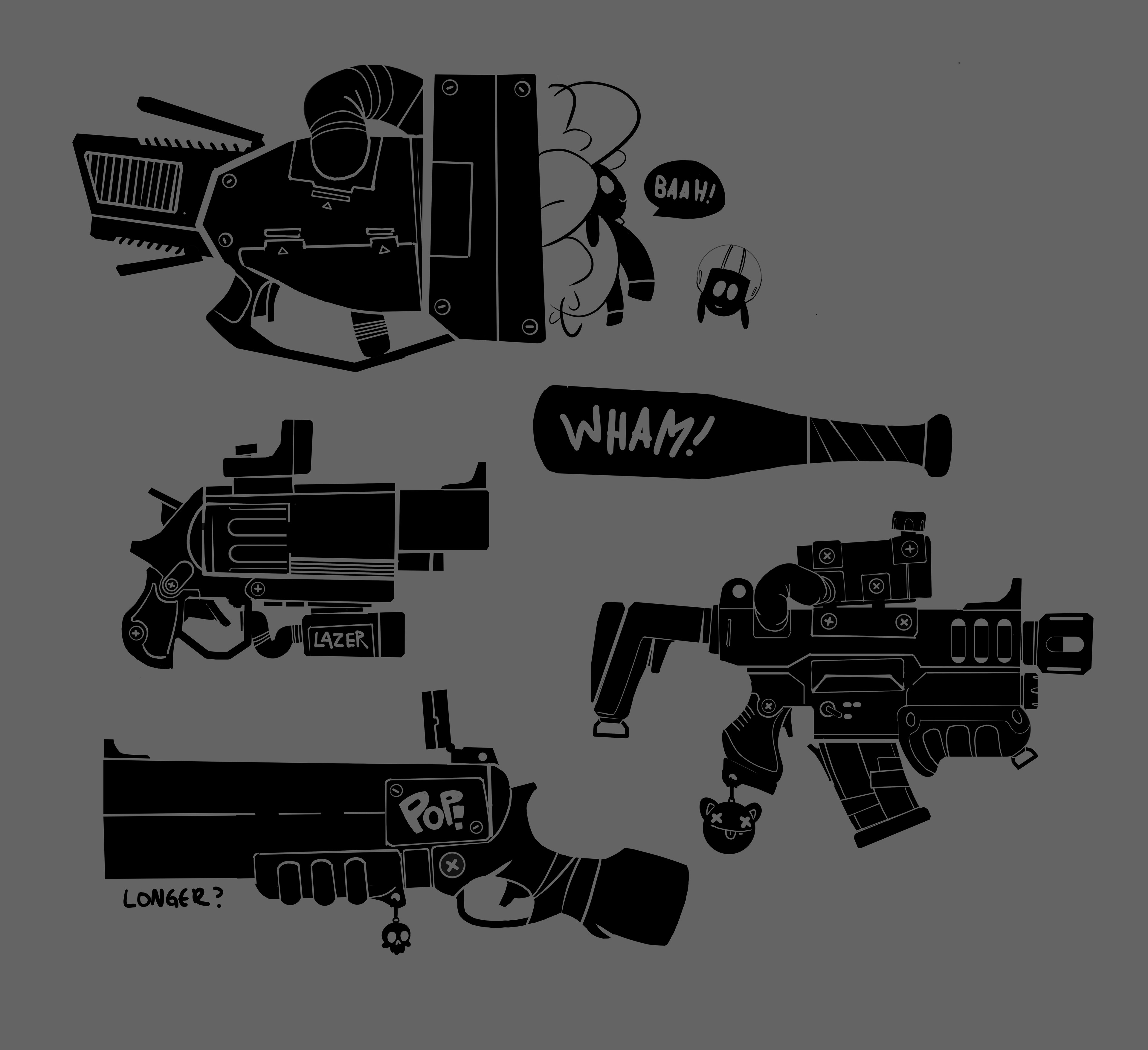 Luke Viljoen - Worms Rumble Concept art