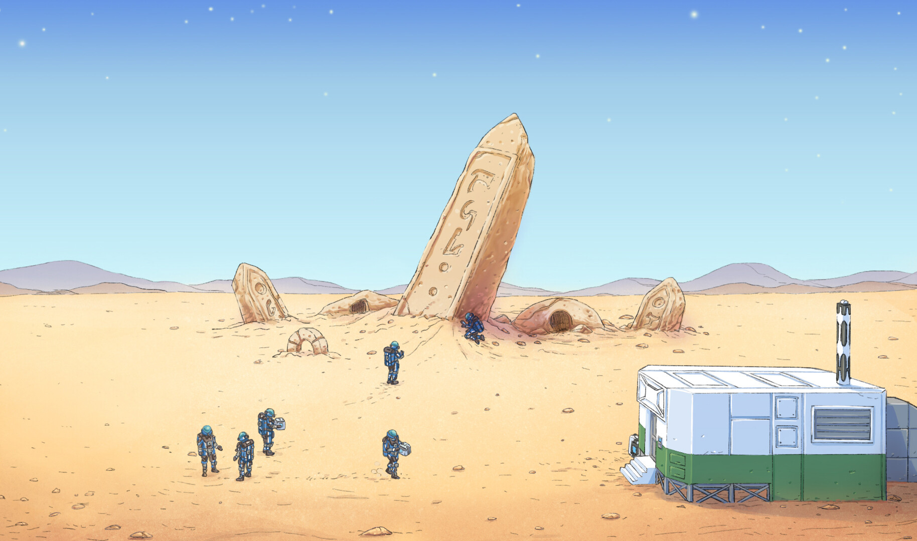 ArtStation - Planetary landscape