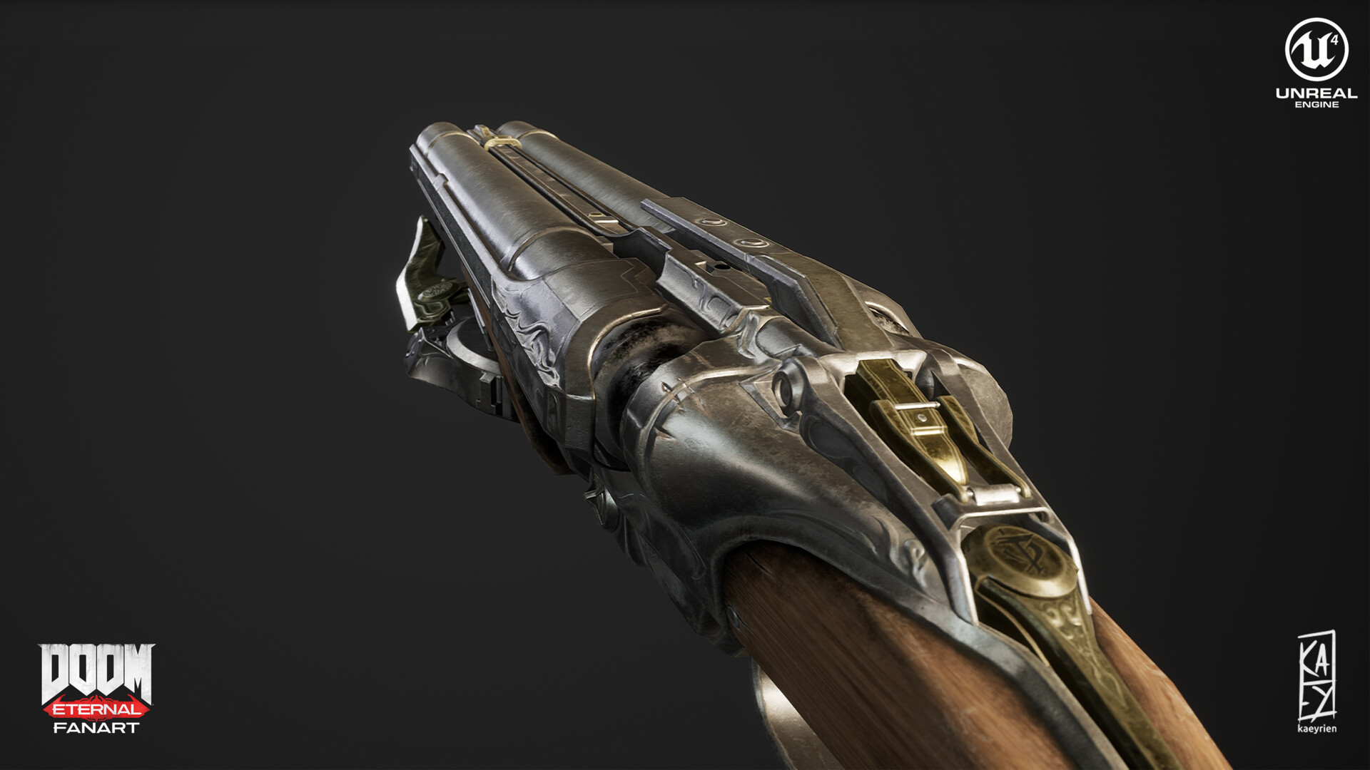 Sara Lorenz - Super Shotgun - Doom Eternal Fanart