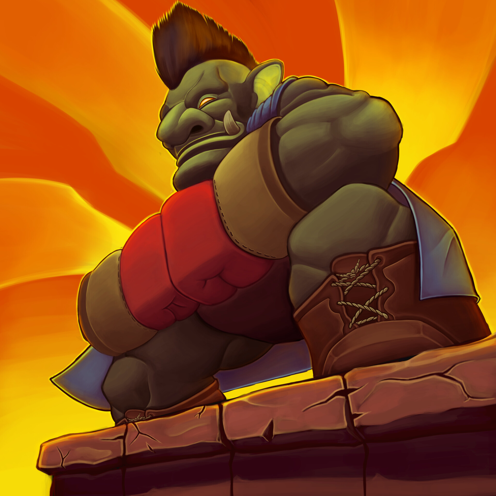 DAN Santos - The boxer goblin.