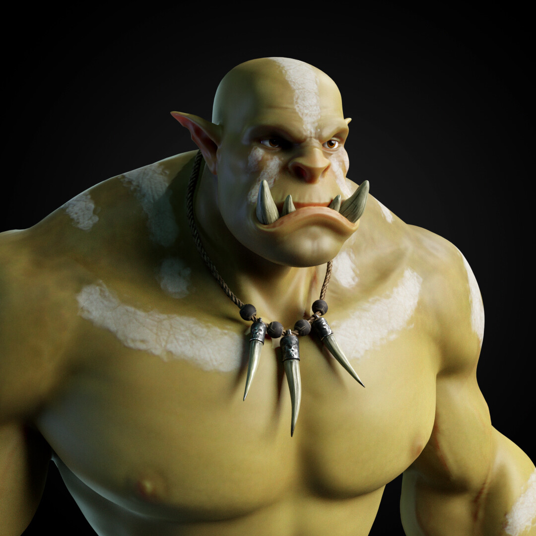 ArtStation - One big angry orc