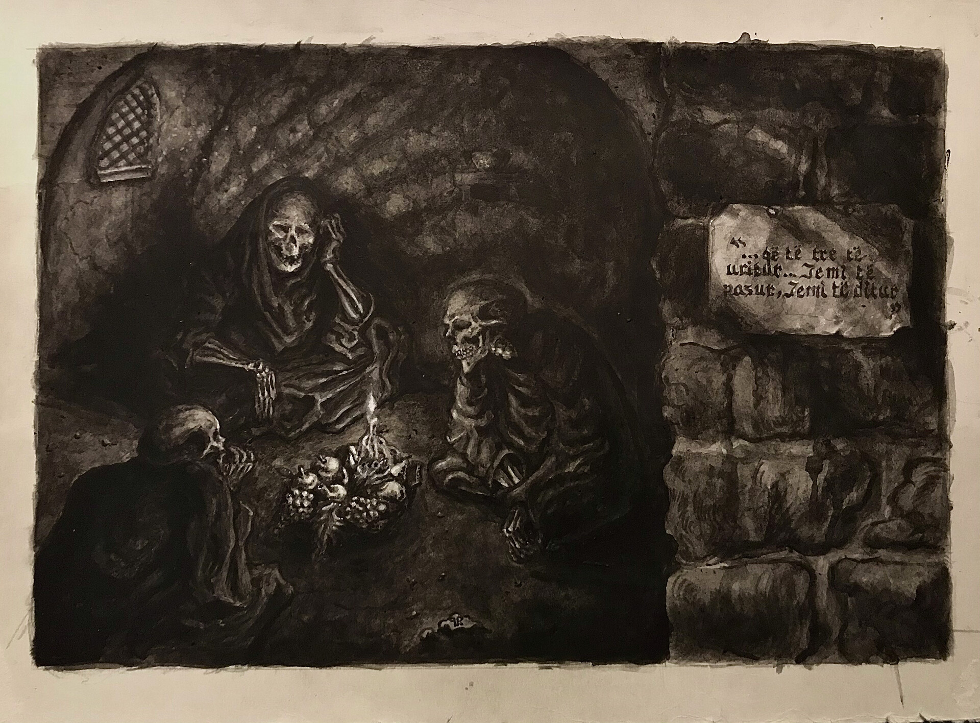 ArtStation - Three hungry skeletons