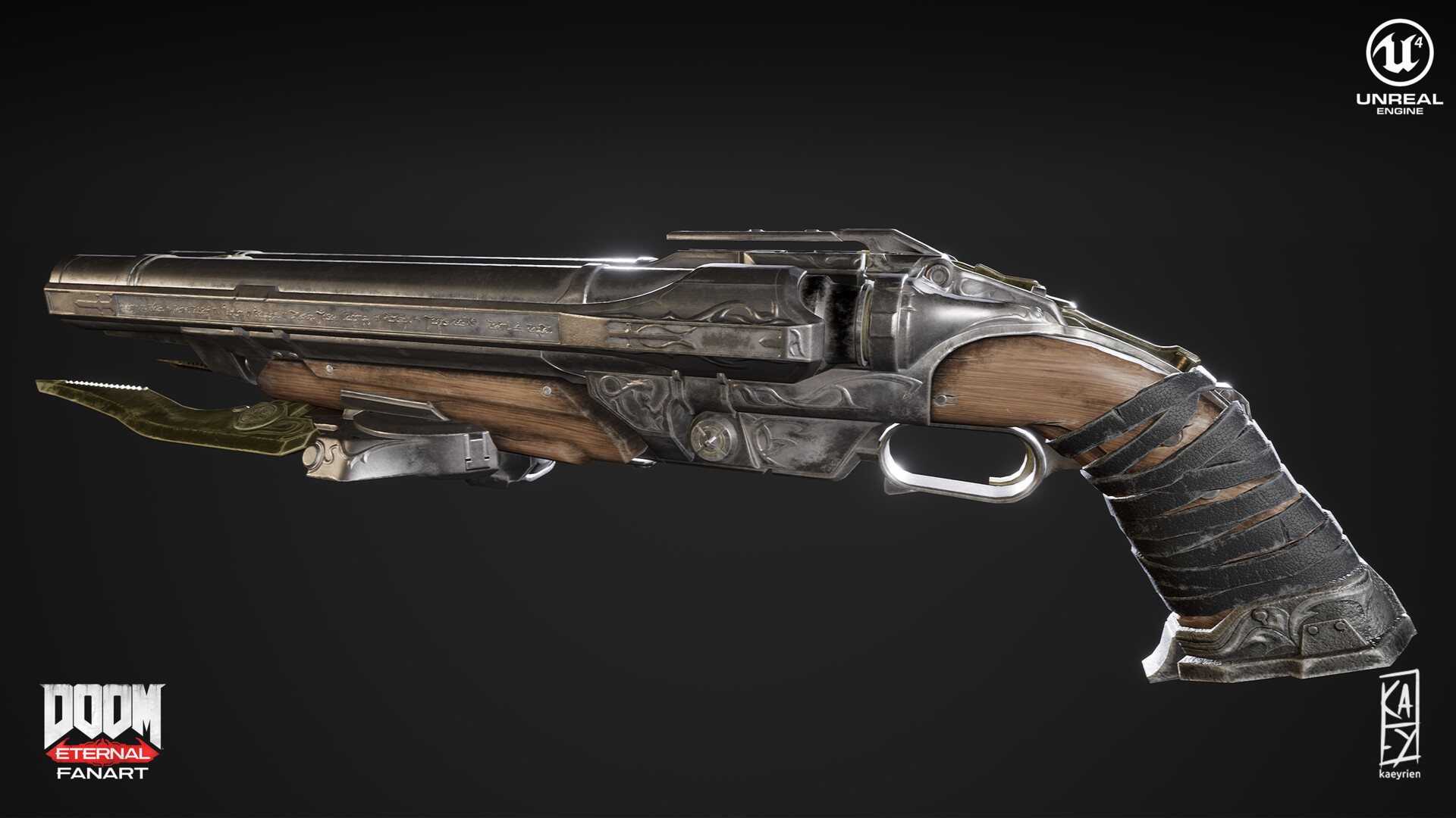 Sara Lorenz - Super Shotgun - Doom Eternal Fanart