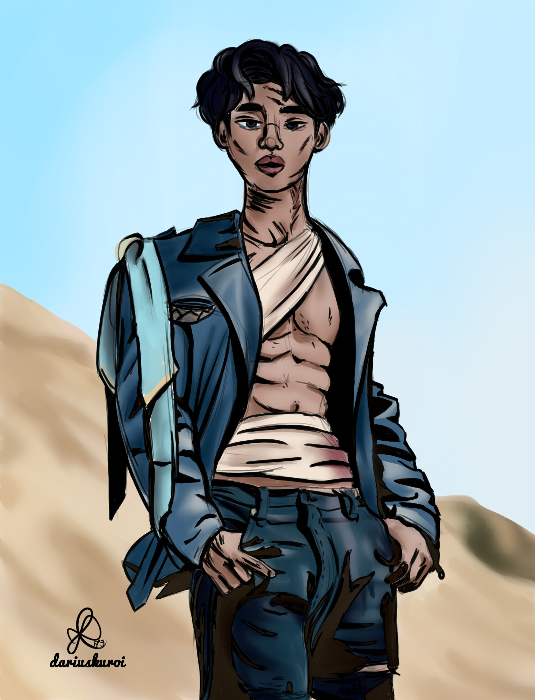 ArtStation - Pentagon's Basquiat