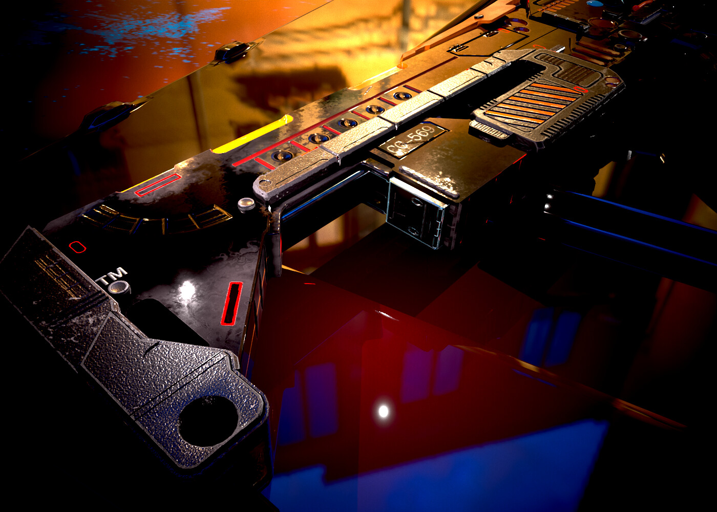 ArtStation - Laser Assault Rifle