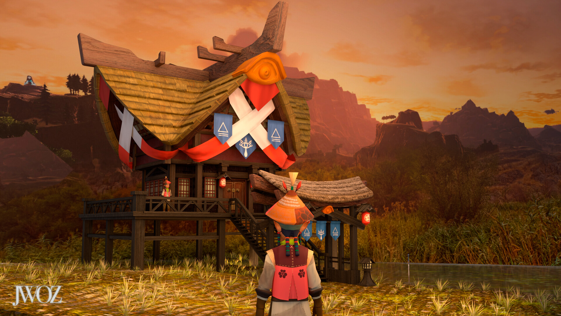 Zhuo(Jwo) - Low-poly props - Zelda Fan art