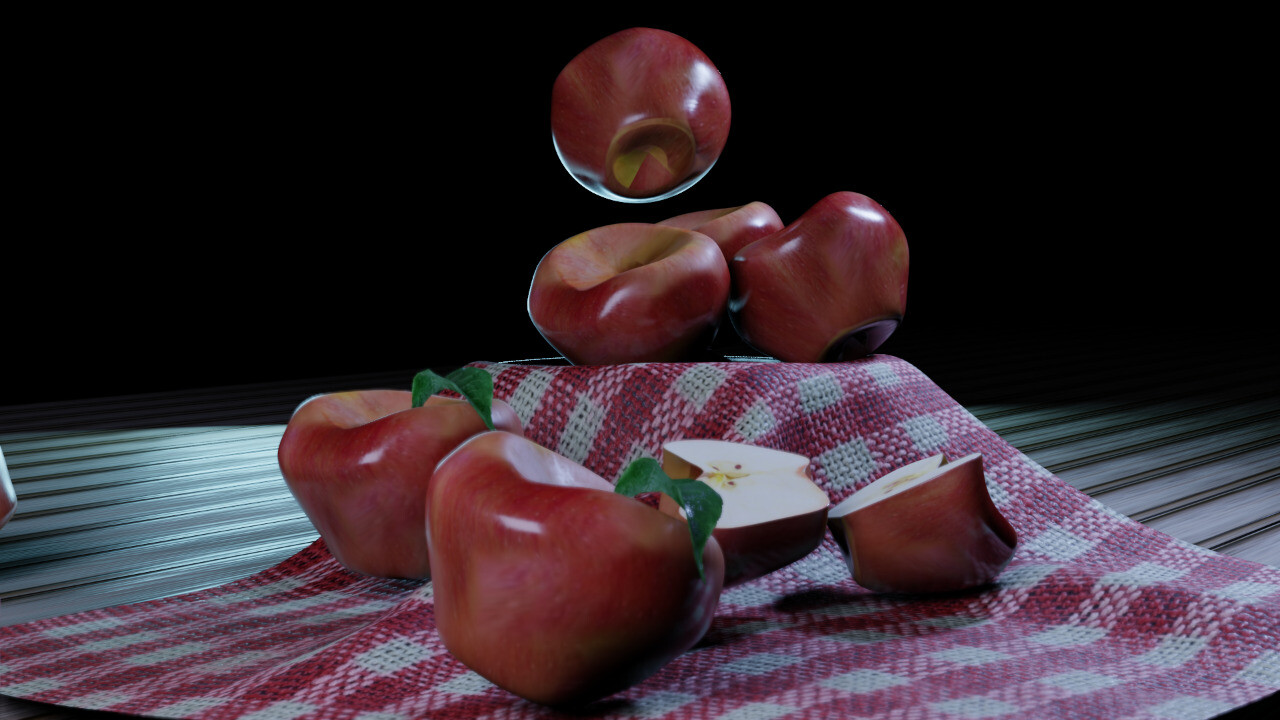 ArtStation - 3d apples
