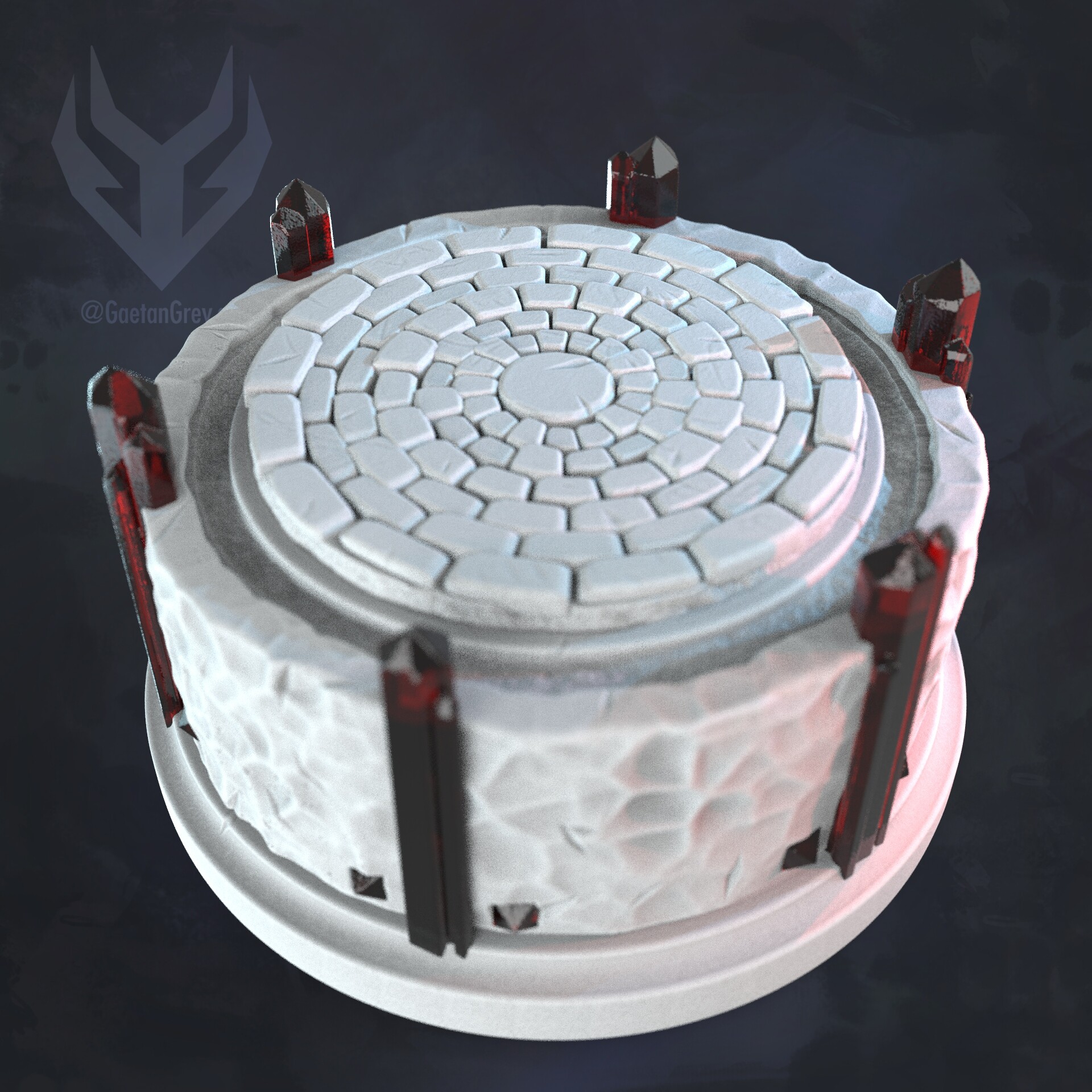 ArtStation - Crystal Miniature - Plinth Bases