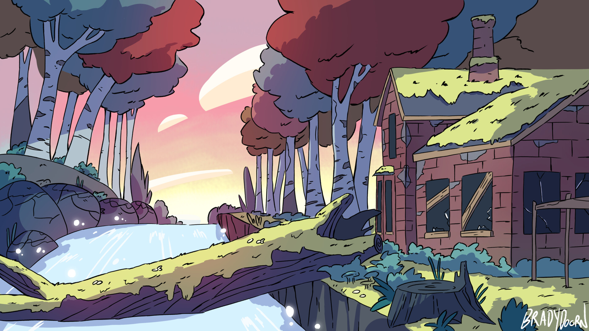 ArtStation - Old Train Station