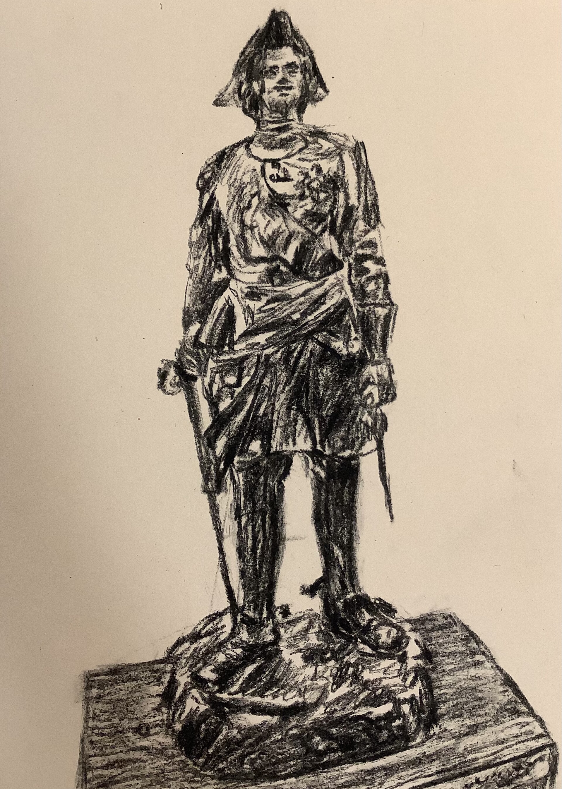 ArtStation - Sketch of statuette of Peter the Great, Tretyakov Gallery ...