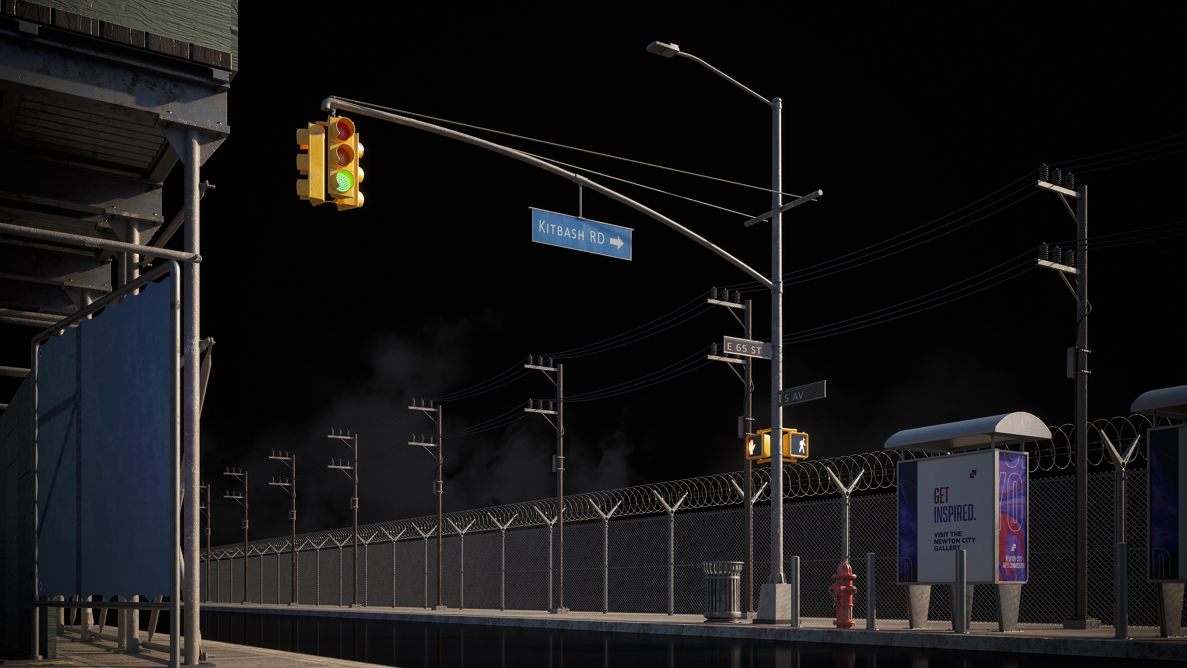 KitBash3D - CITY STREETS – 3D ASSET KIT