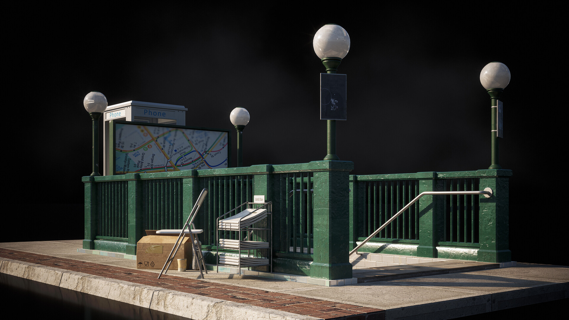 KitBash3D - CITY STREETS – 3D ASSET KIT