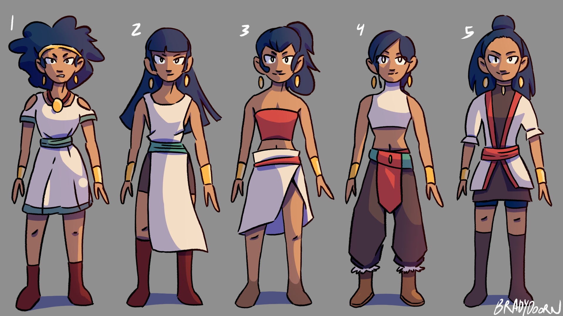 ArtStation - Female Warrior Concepts