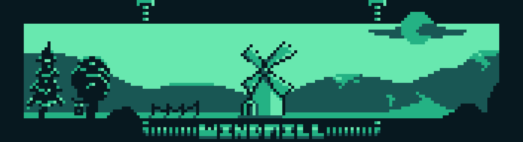 ArtStation - Windmill - Pixel Art