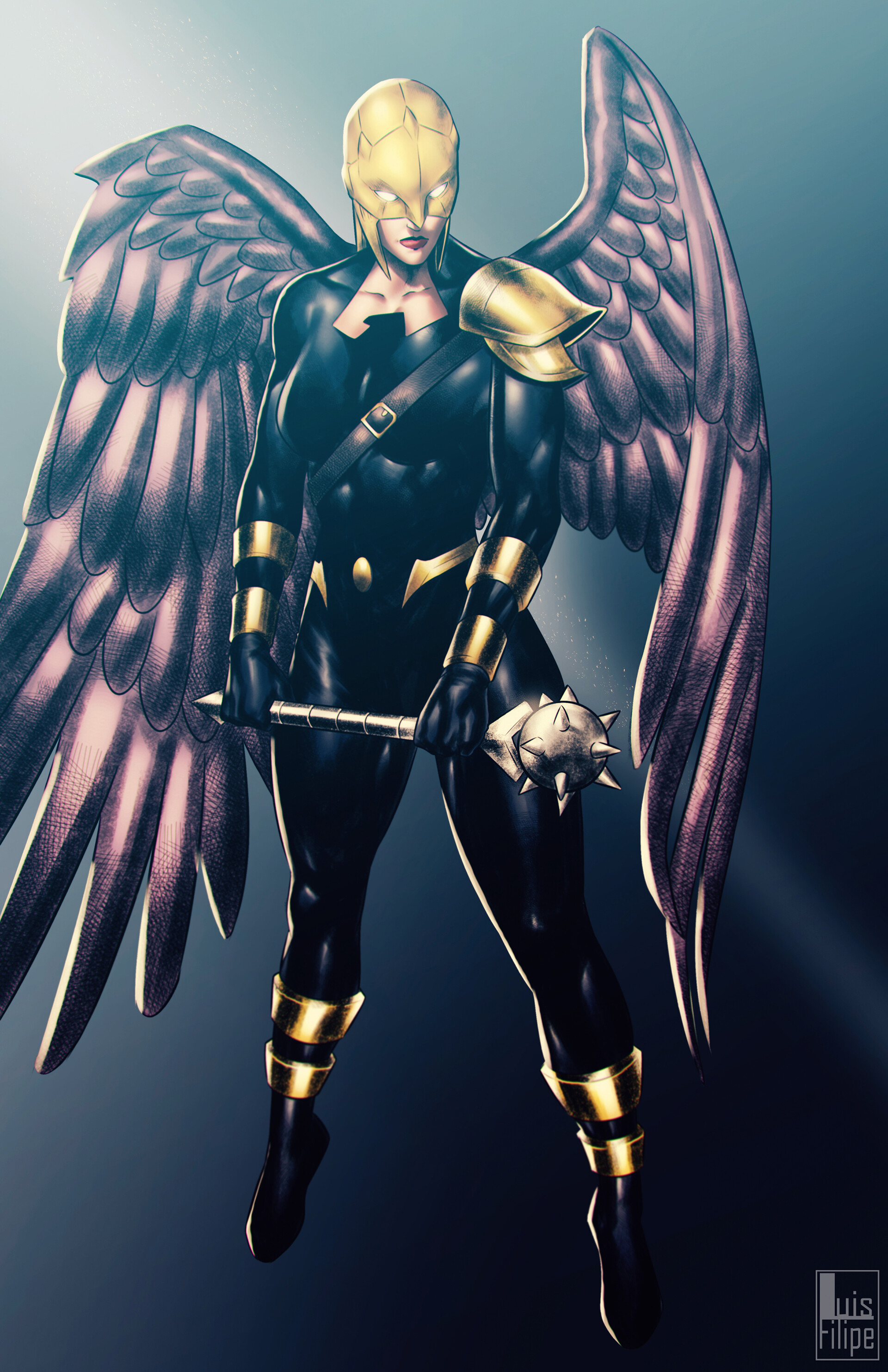ArtStation - Justice Lord Hawkgirl