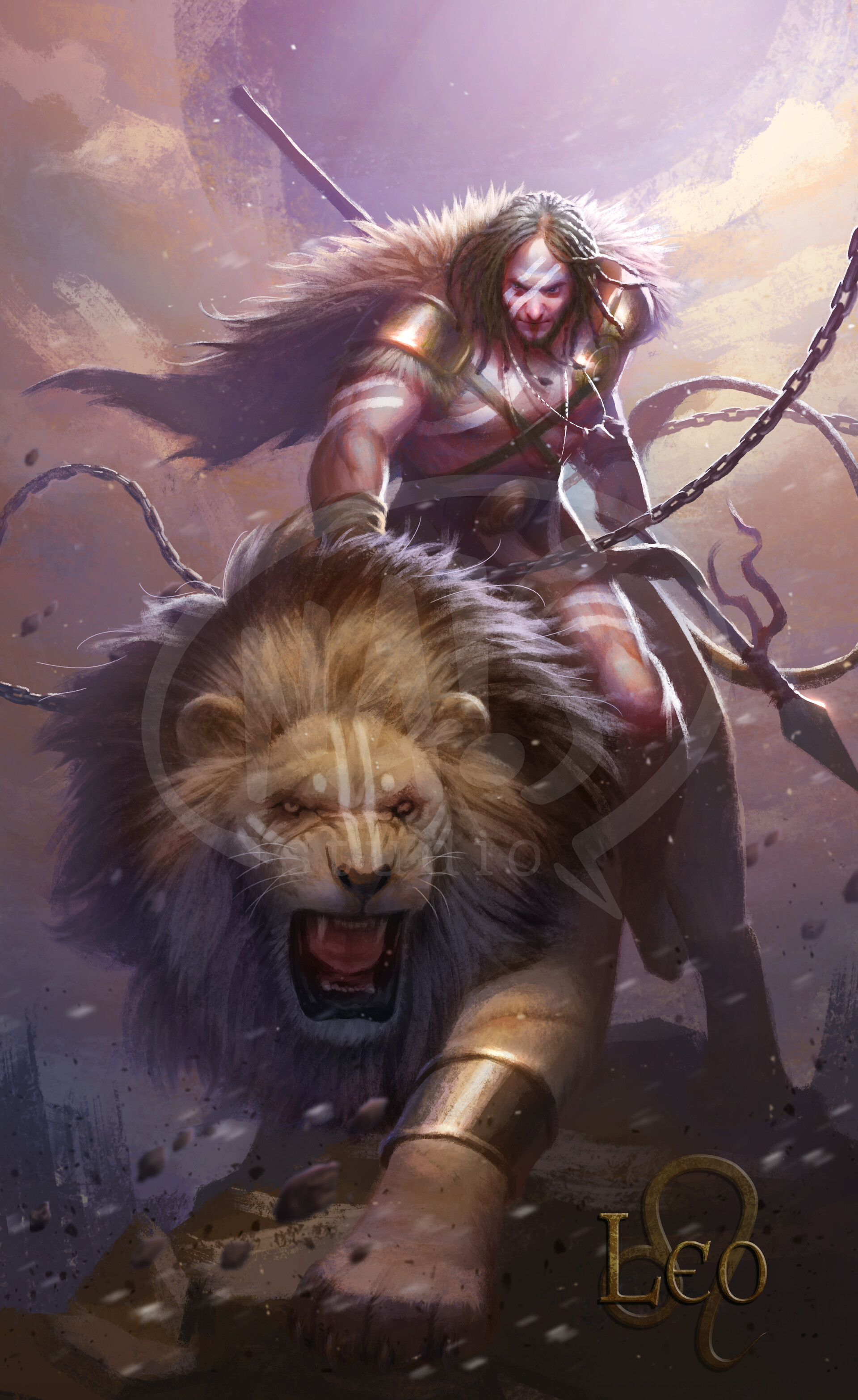 ArtStation - Leo (♌︎), fifth sign of the zodiac