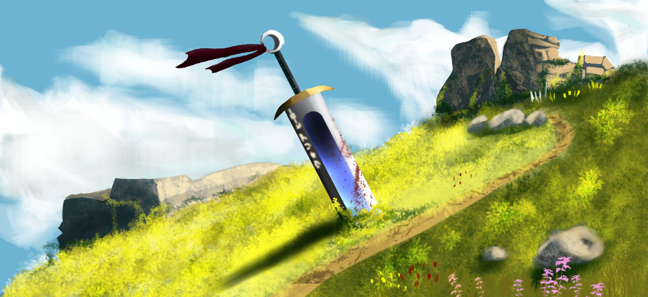 ArtStation - Fallen Hero Sword