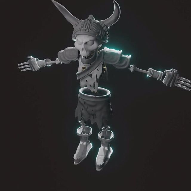 ArtStation - Skeleton Warrior