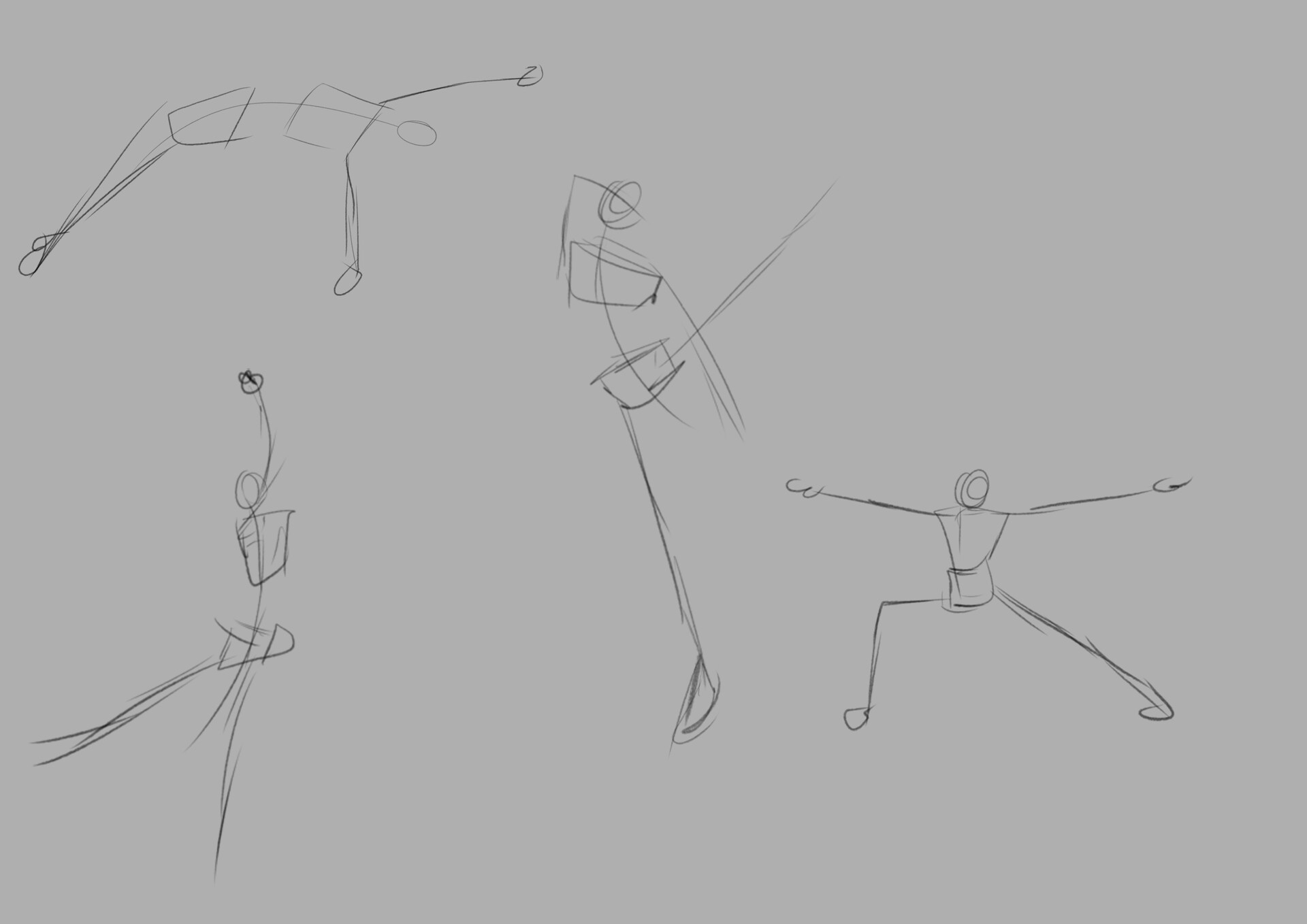 ArtStation - Gesture studies 2