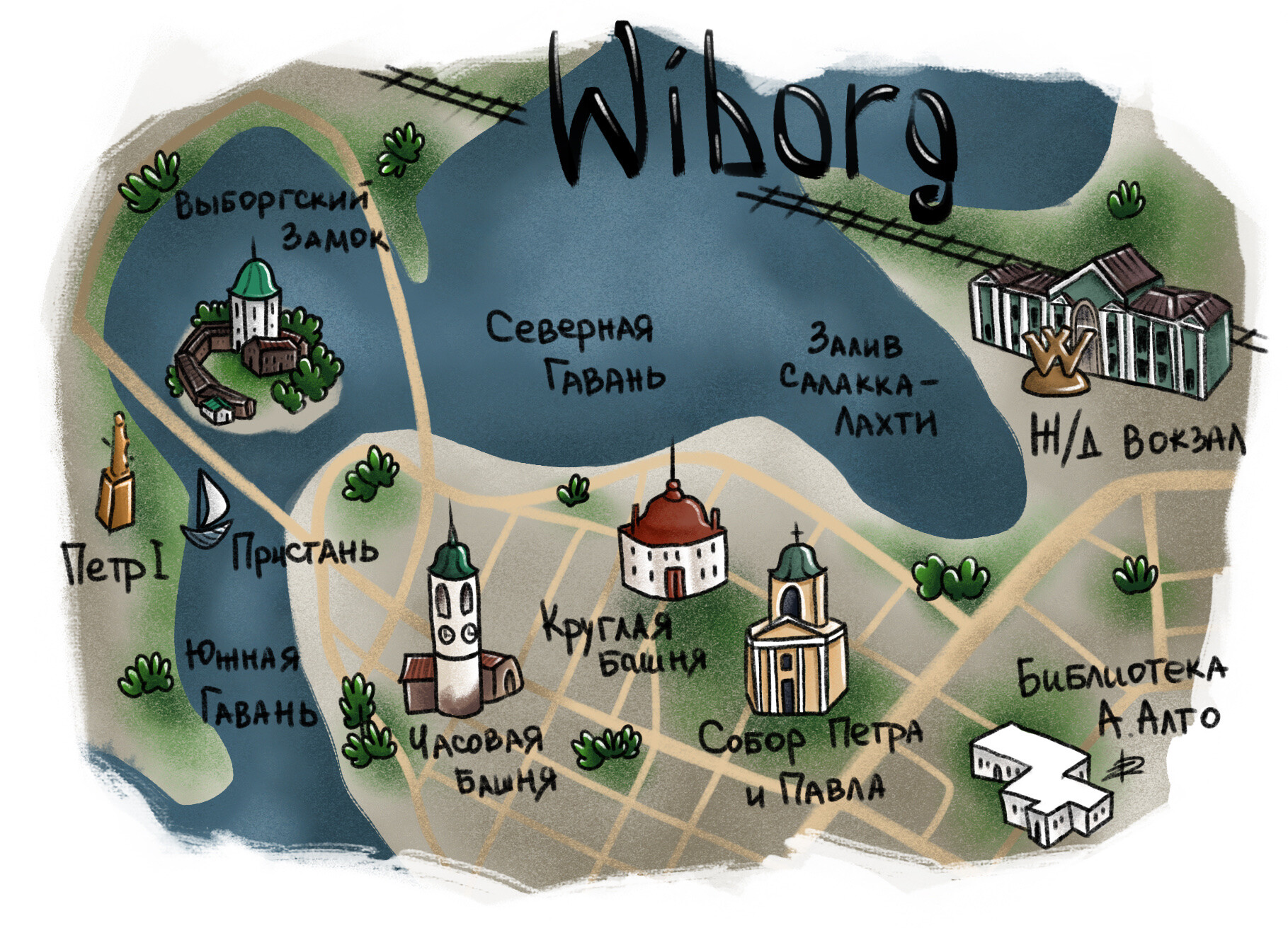 ArtStation - Wiborg. Illustrations for printshop MagniArt