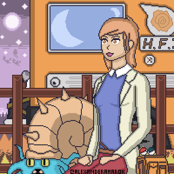 ArtStation - Pokemon - Amber, fossil hunter