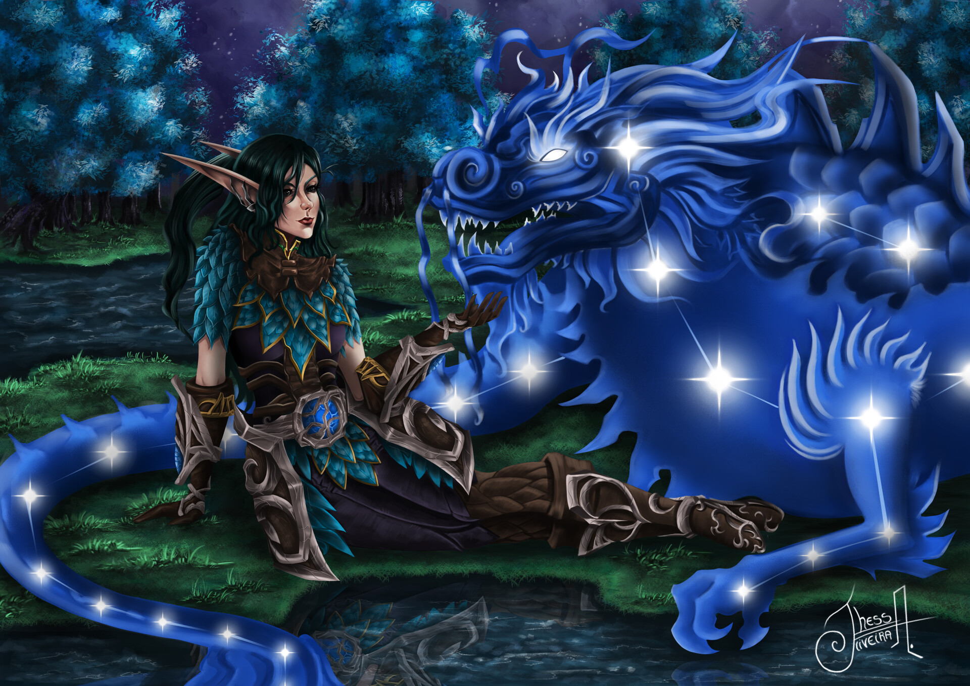 ArtStation - Lilás - Beast Hunter Elf