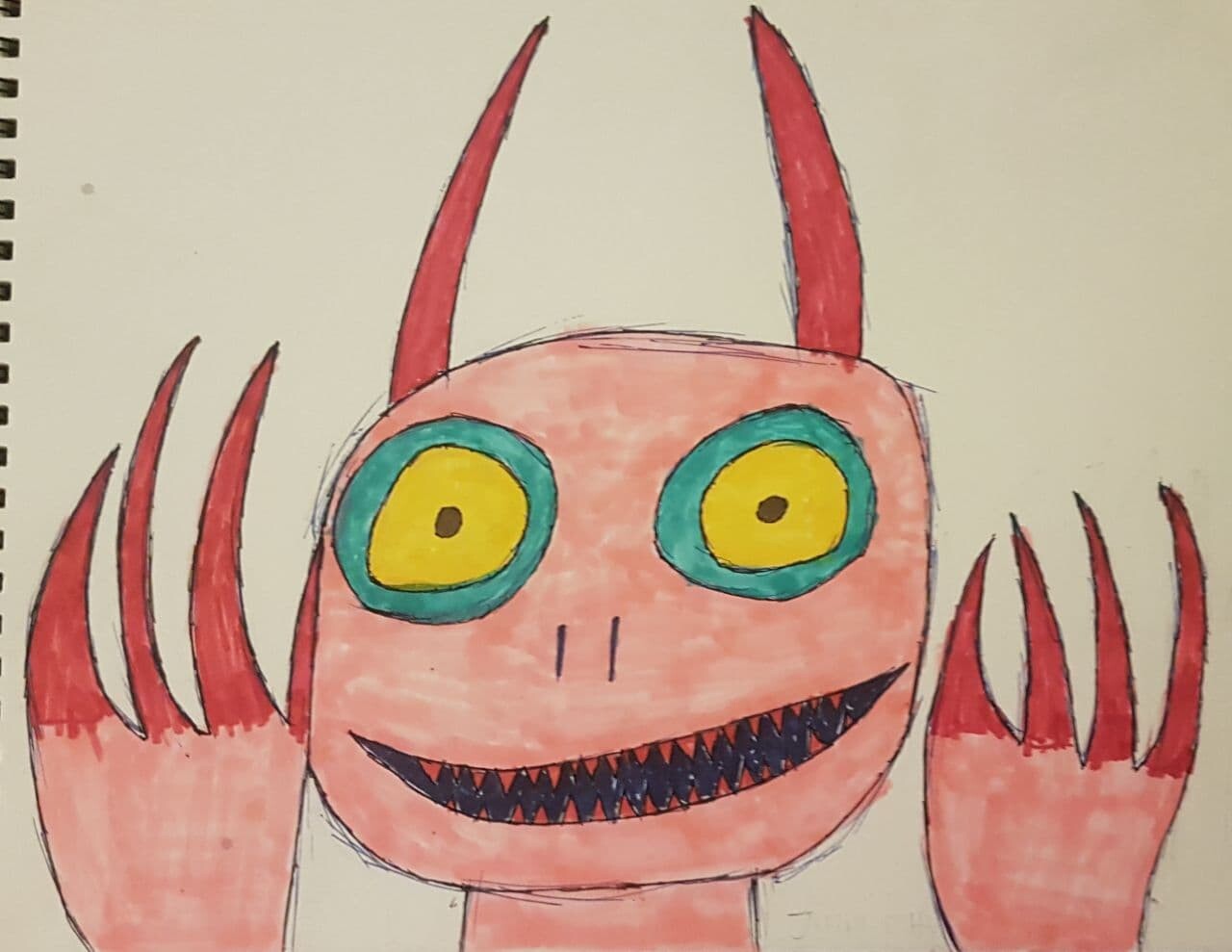 ArtStation - Demon with claws