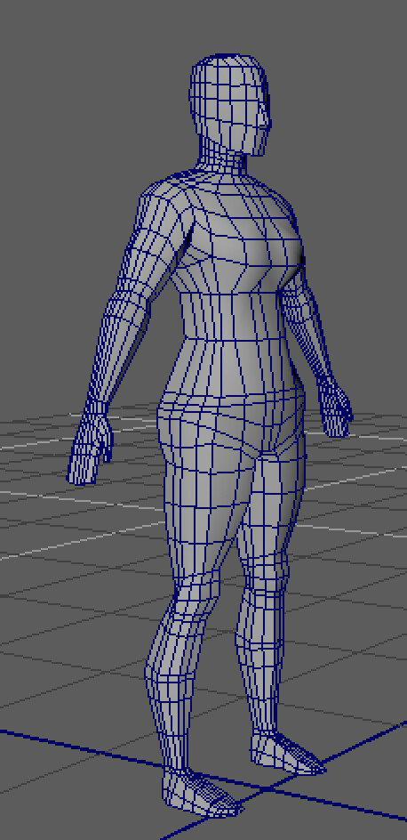 ArtStation - Low Poly Female 1