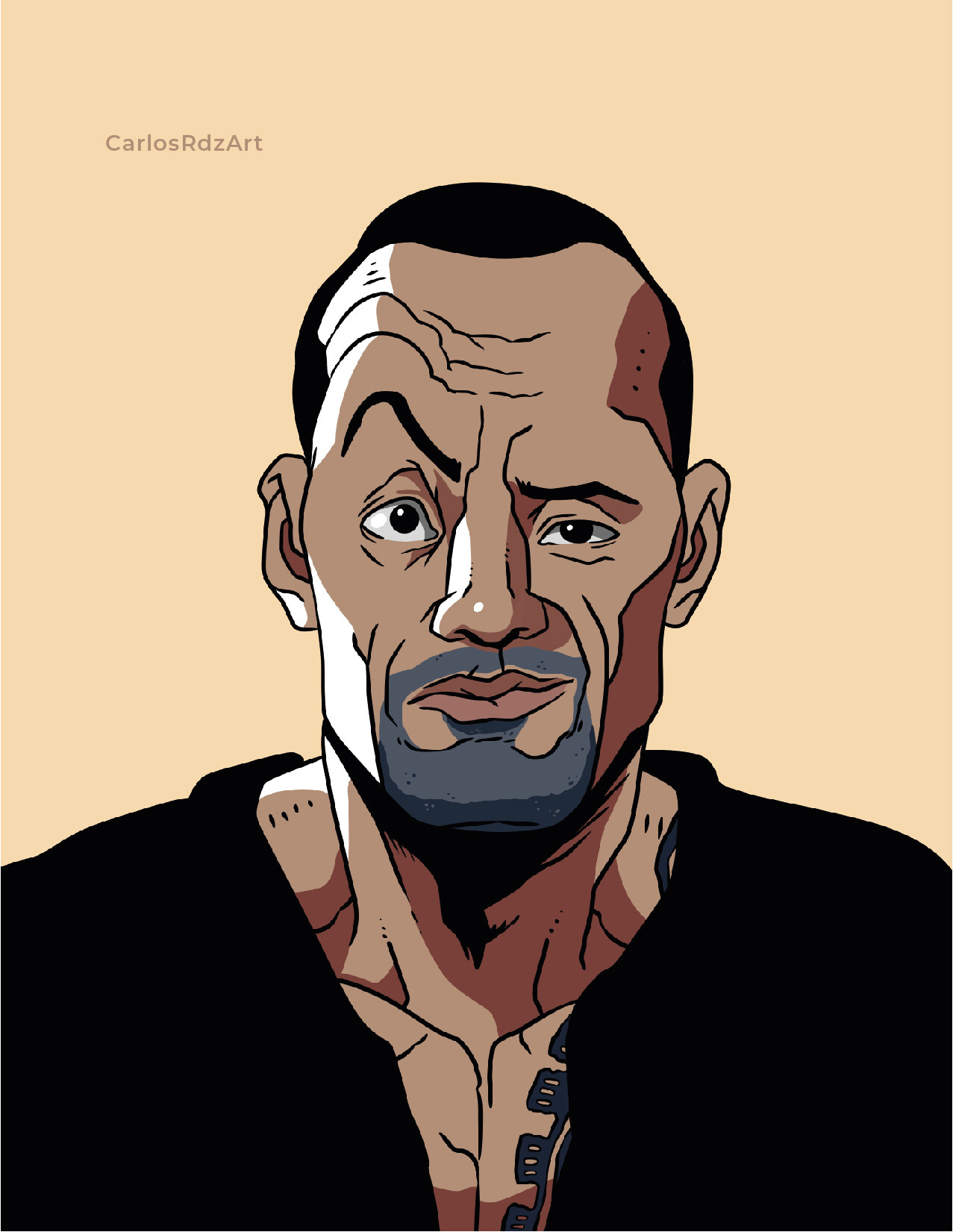 ArtStation - Dwayne The Rock Johnson