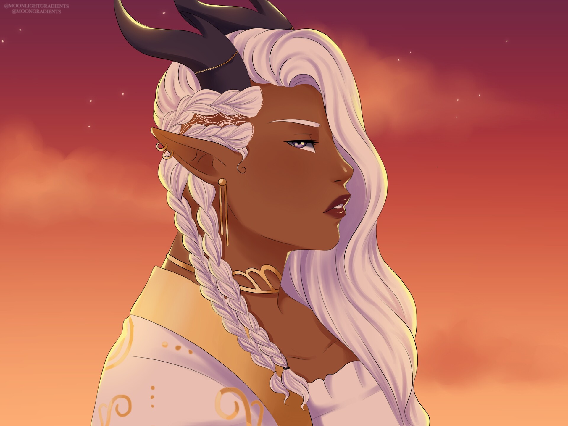 ArtStation - Visual novel style artwork