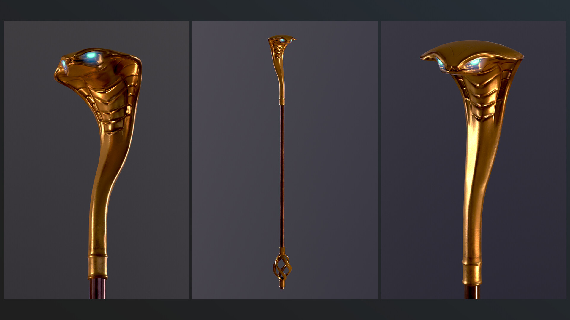 Jafar Snake Staff Replica at Isabelle Rivers blog