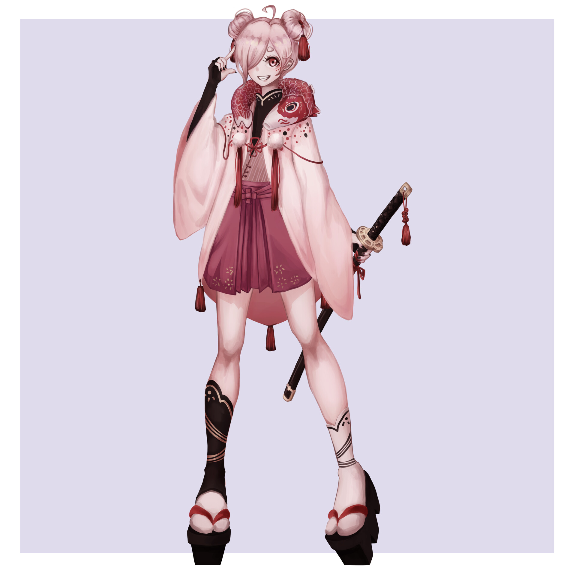 ArtStation - Sword User Character Design