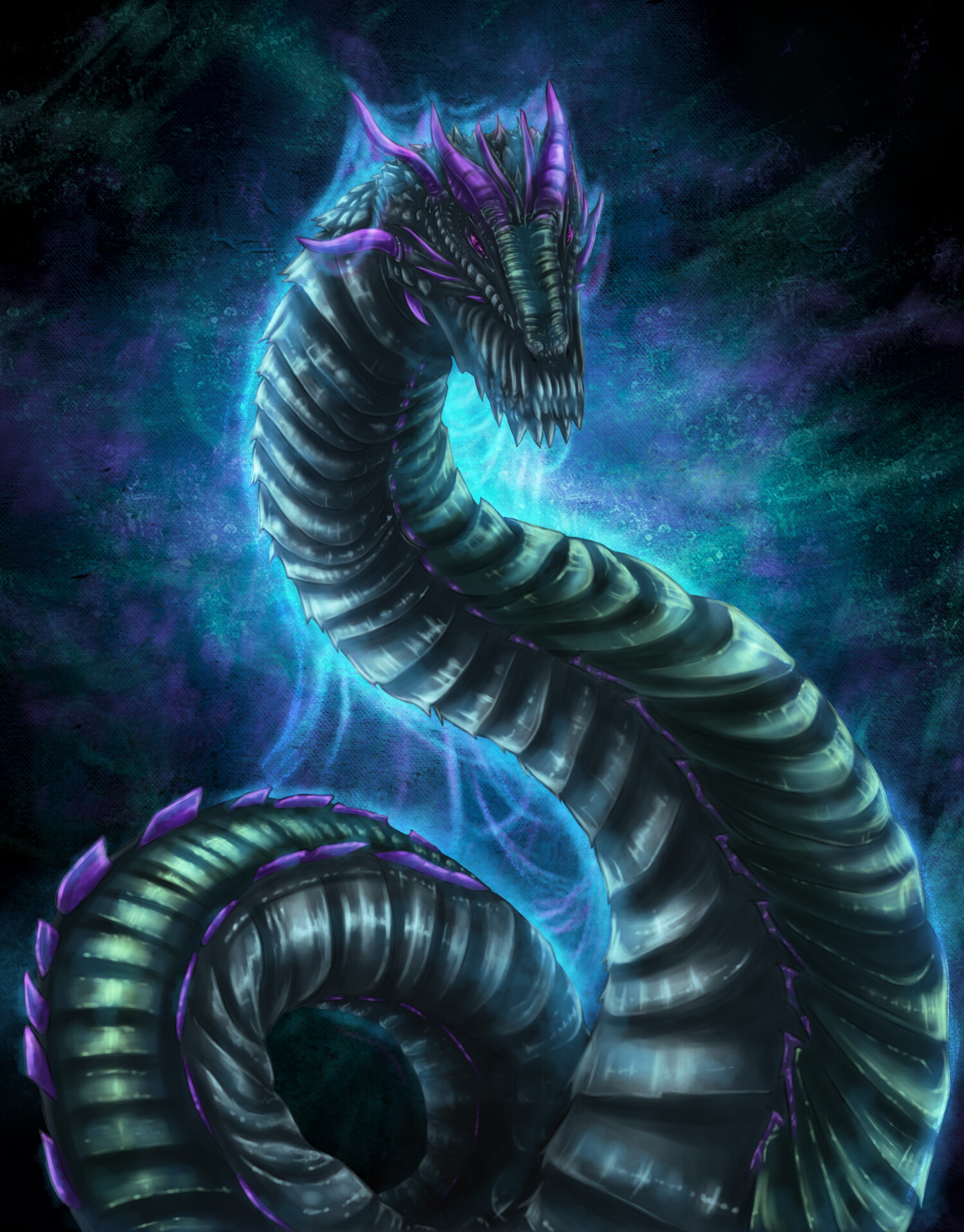 ArtStation - Long neck dragon