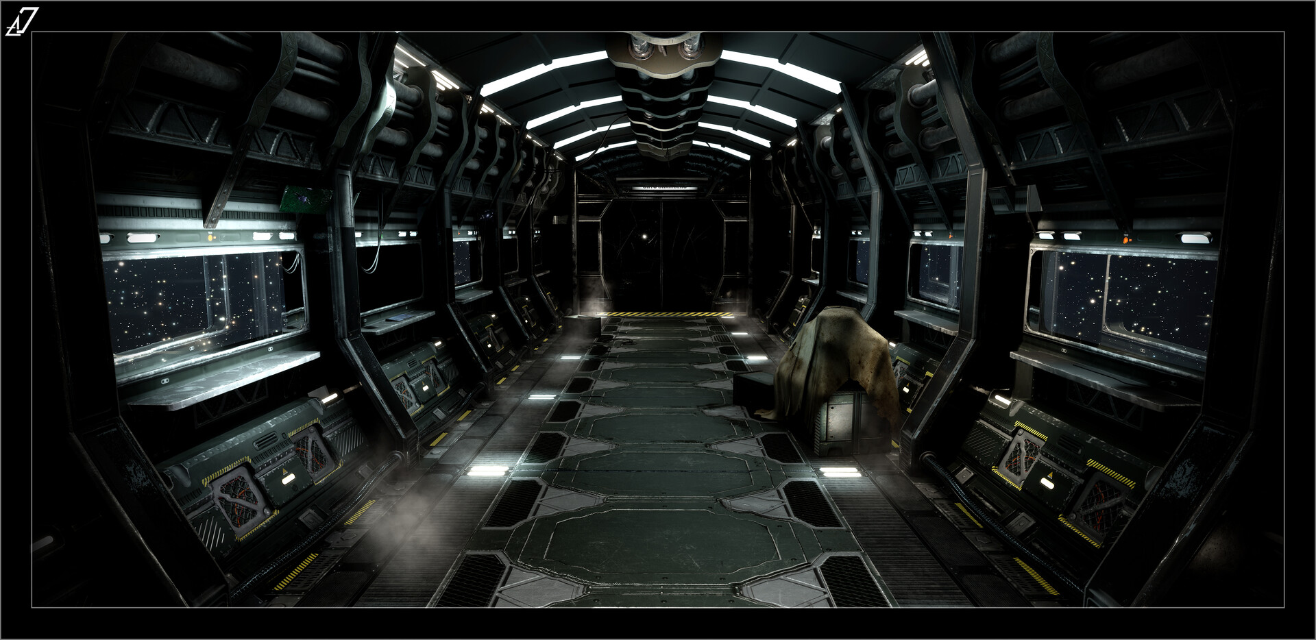 Alexander Dahlem - Sci-Fi corridor