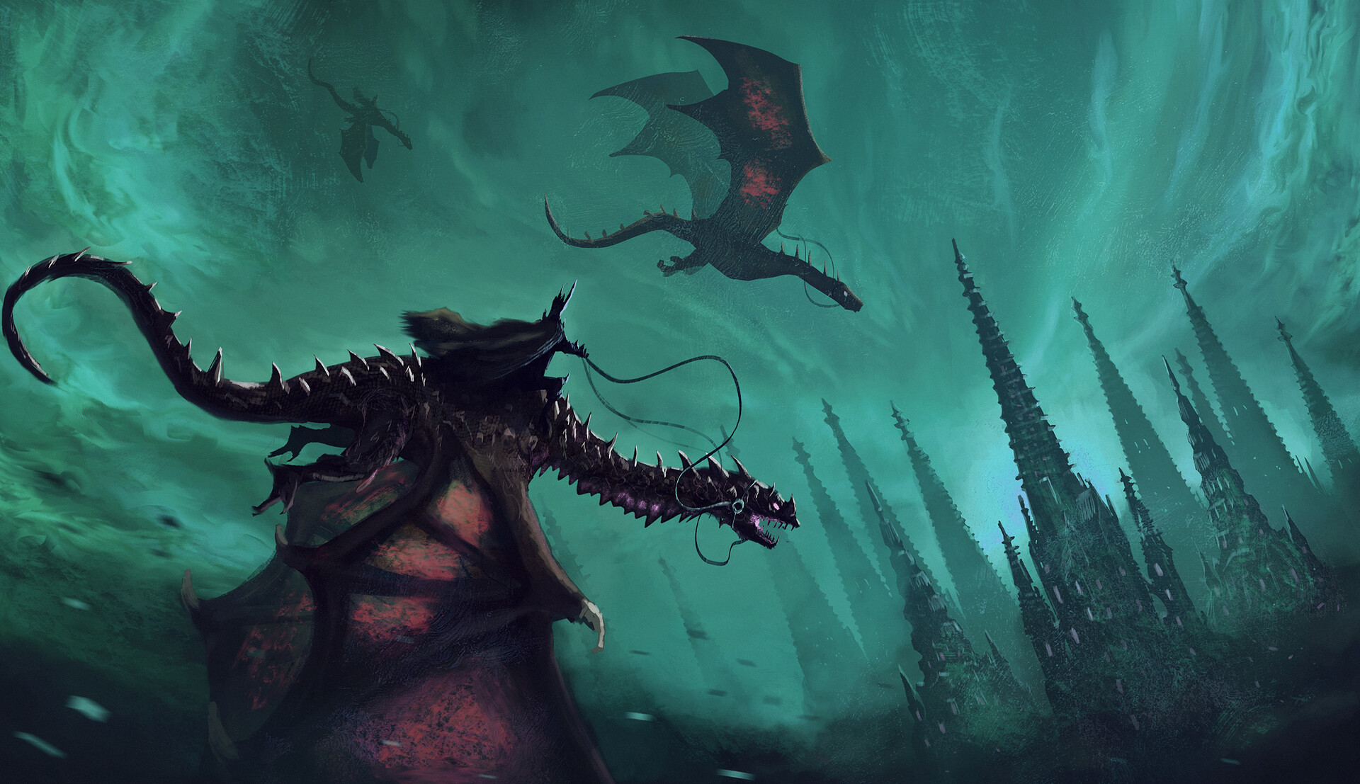 ArtStation - Wyvern Riders