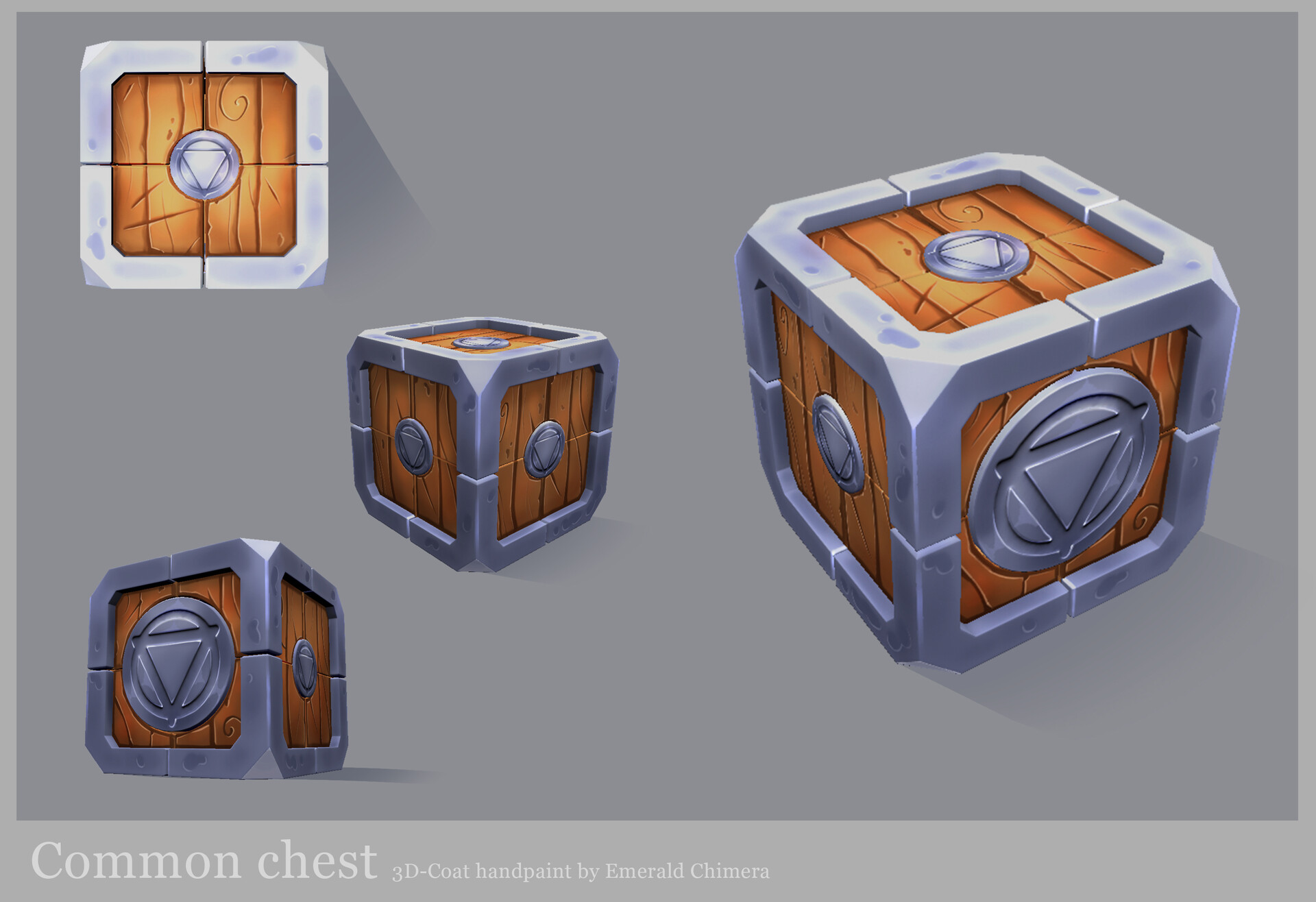 ArtStation - Chest hand paint collection