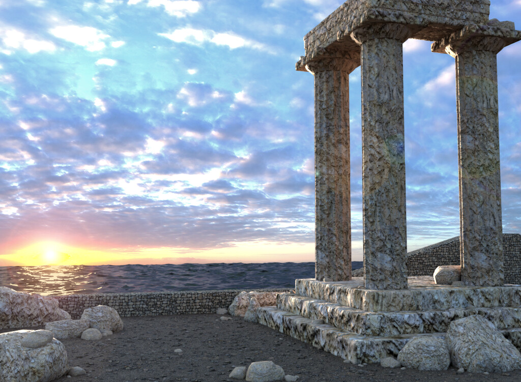 ArtStation - Greek Sundown