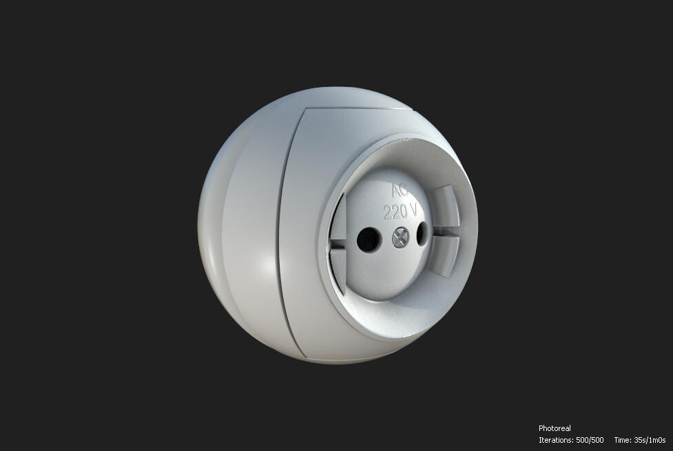 ArtStation - Home Type Socket Free Texture