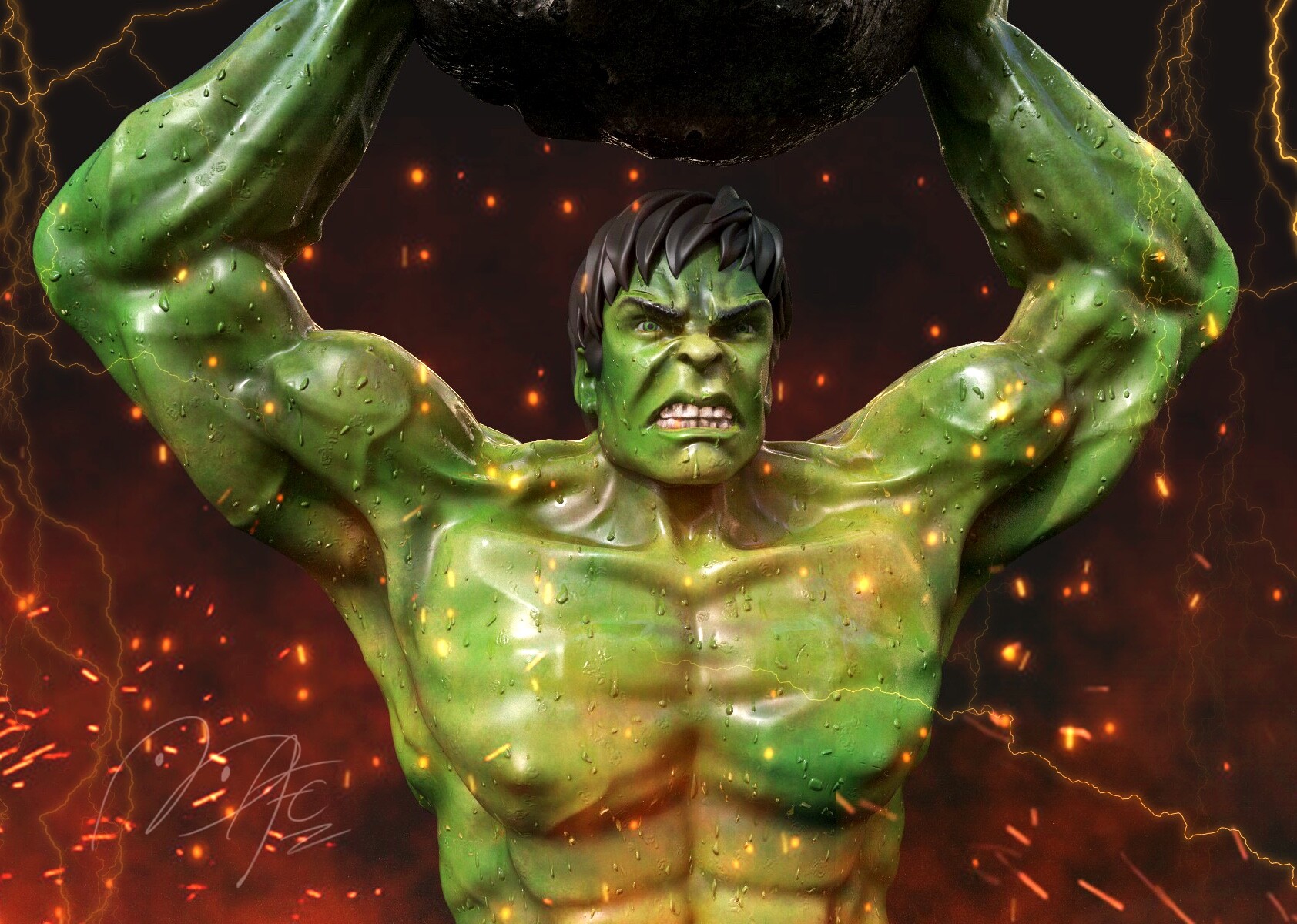 ArtStation - The Incredible Hulk
